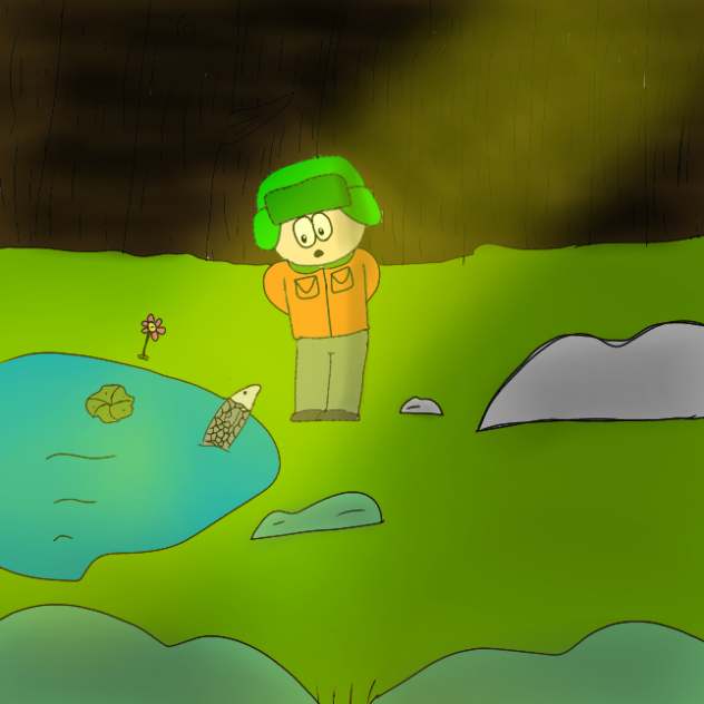 Kyle in Forest - ibisPaint
