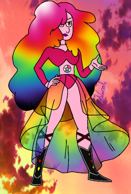 Arco-íris Gem - ibisPaint