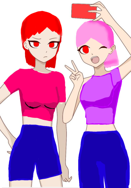 With little sister - ibisPaint