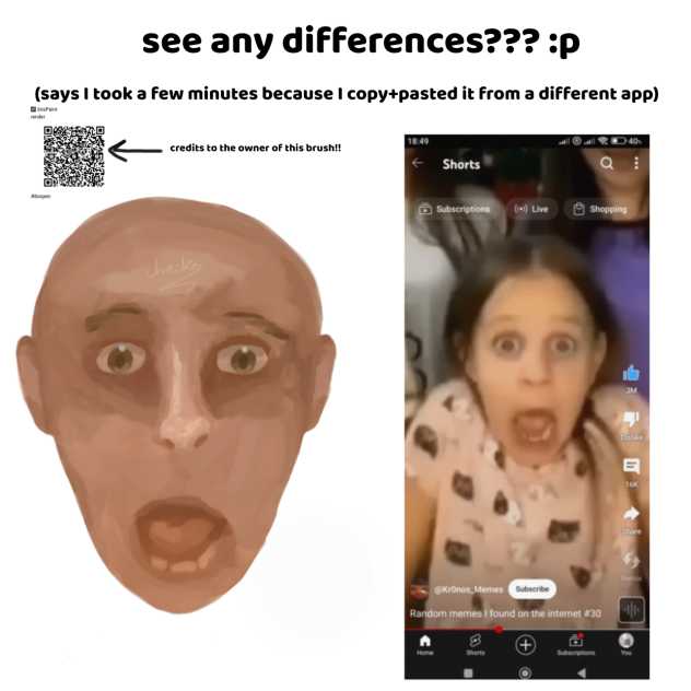 Bald man meme drawing - ibisPaint