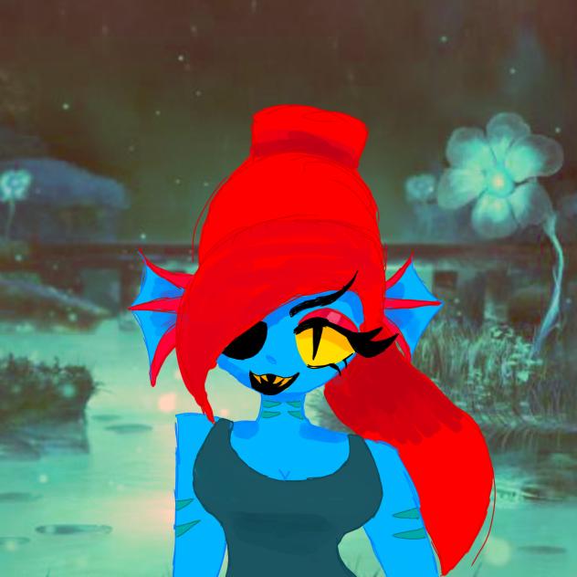 undyne undertale - ibisPaint