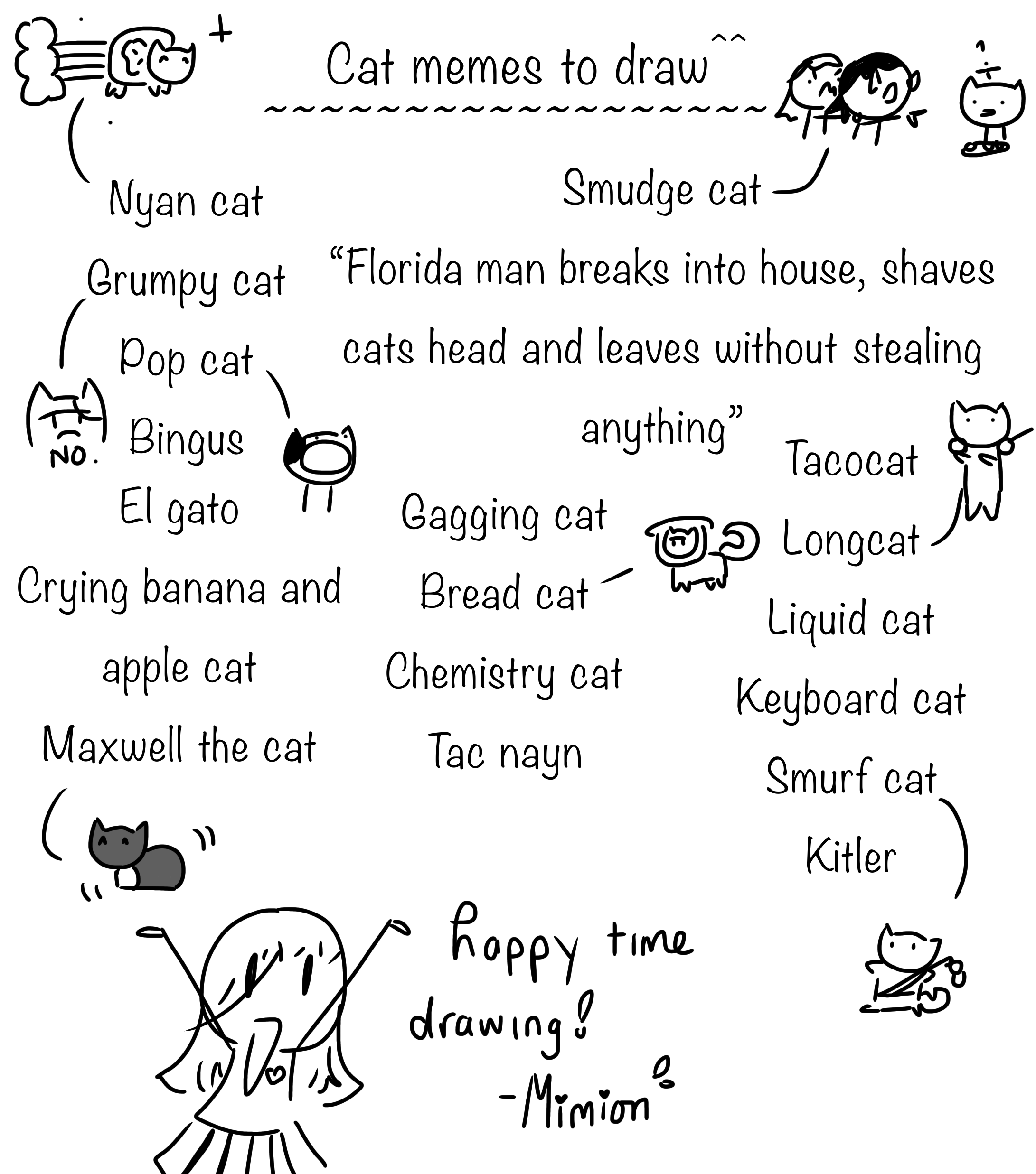 Cat memes to draw😊 - ibisPaint