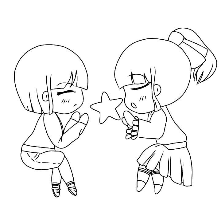 Two twins ⭐ - ibisPaint