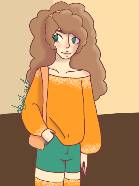 Yellow girl - ibisPaint