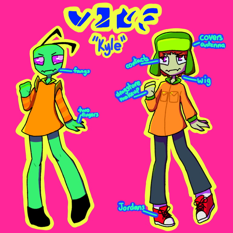 South Park alien AU - ibisPaint