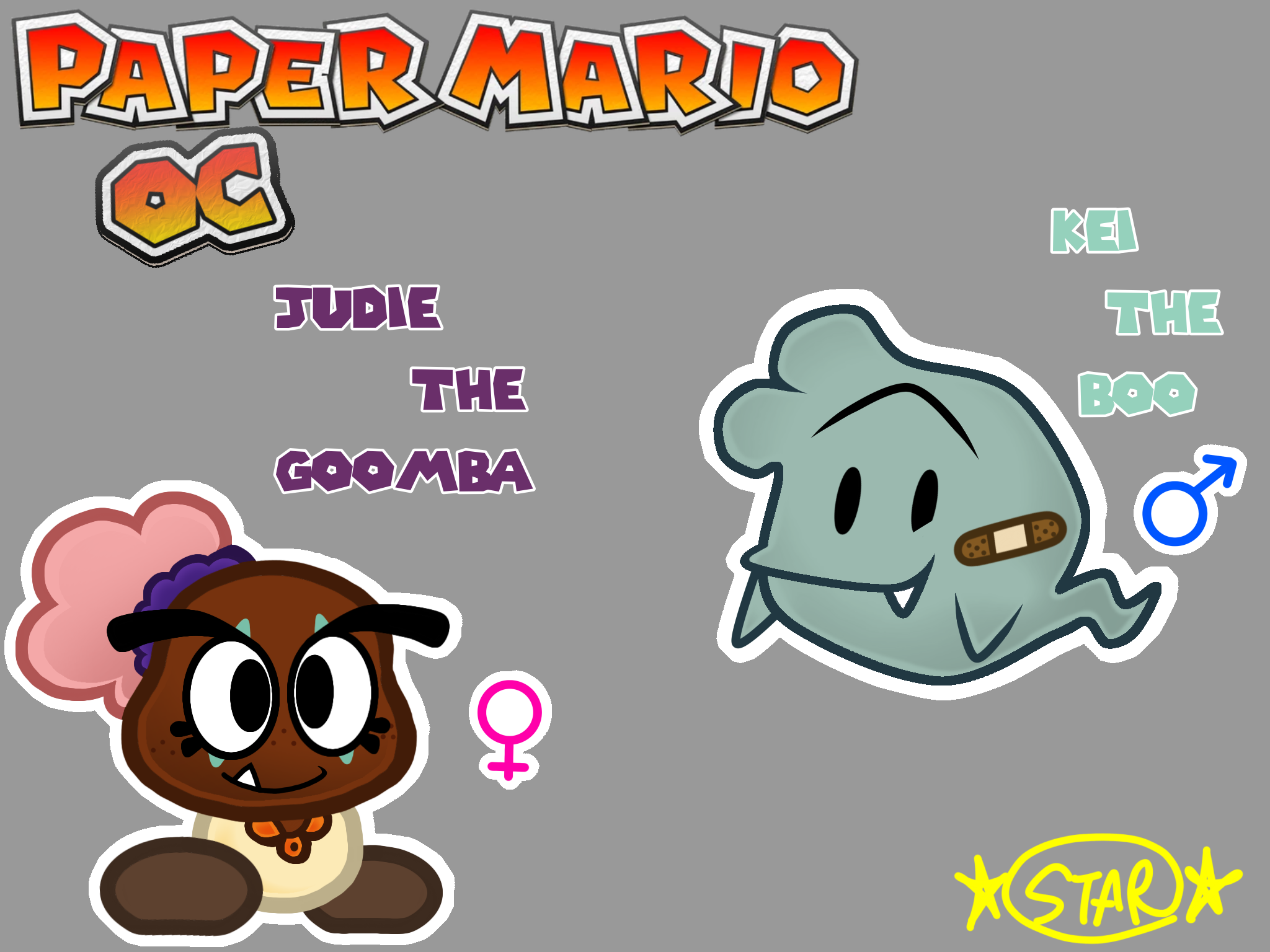 My Paper Mario Oc’s pt1 - ibisPaint