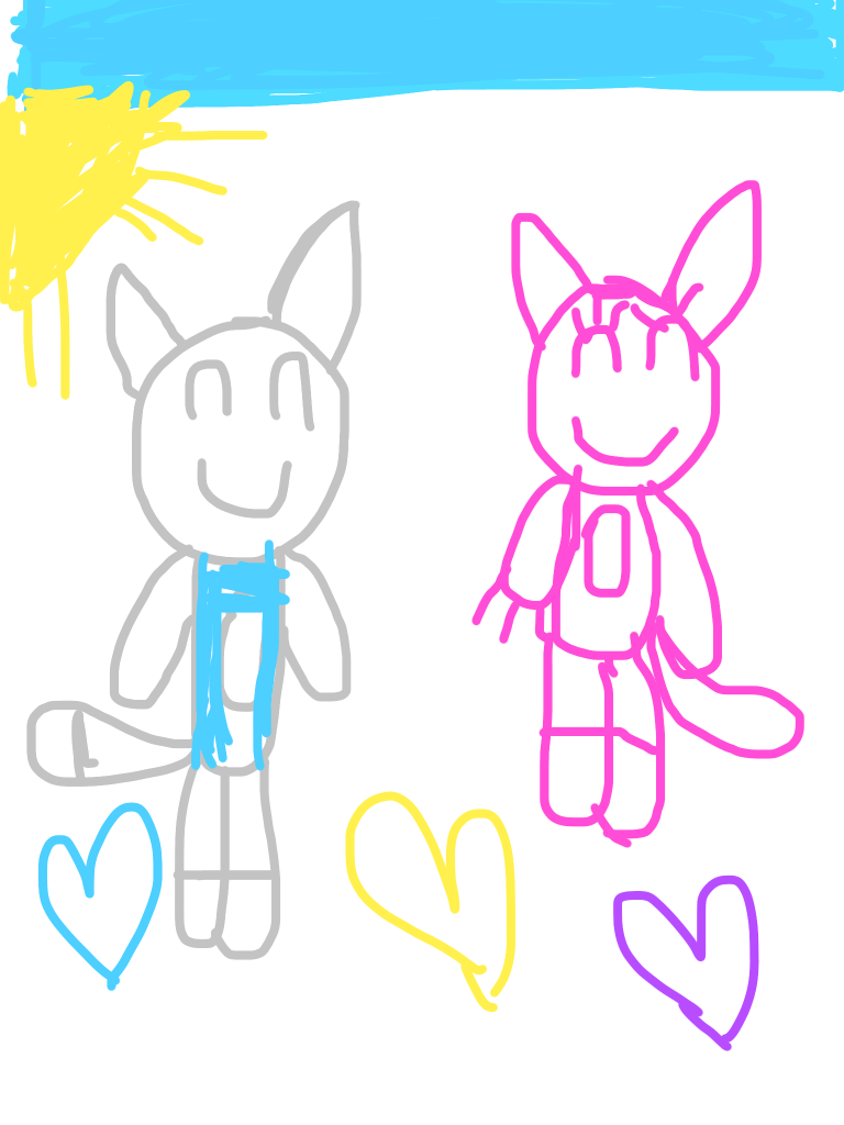 This is Josalin and Cartoon Alm ️💙🖤 - ibisPaint