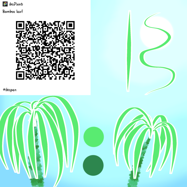 Bamboo leaf - ibisPaint