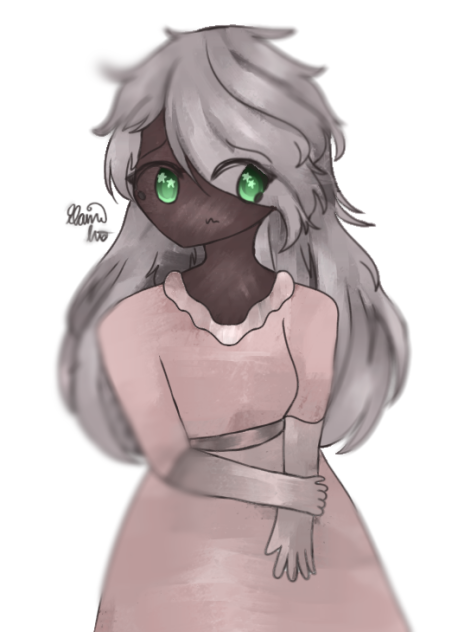 A Nervous Scared Girl - ibisPaint