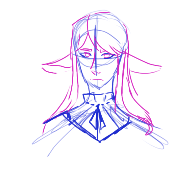 Orchid head tilt - ibisPaint