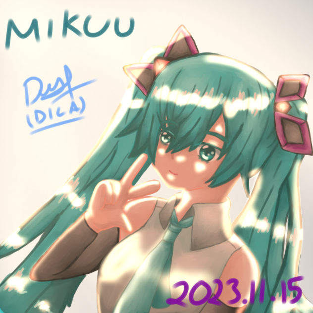 Beautiful_Mikuu 🤩😍💮🌿 - ibisPaint