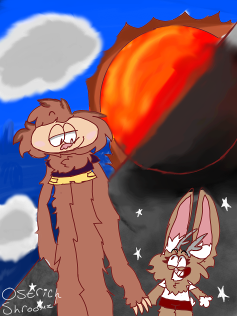 ☀️O sol e a Lua🌕 - ibisPaint