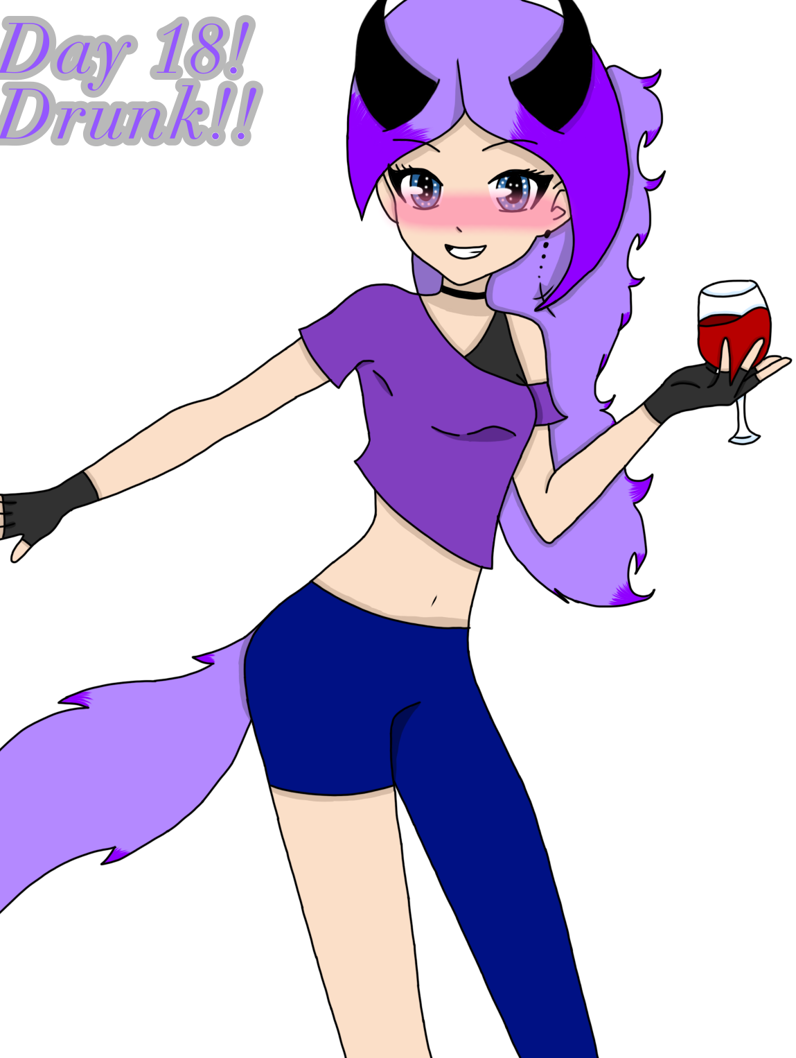 Day 18! Drunk!! - ibisPaint