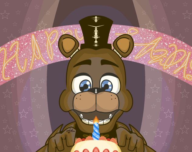 🍕🐻🥳Hur Hur Hur Happy Fazday🥳🐻🍕 - ibisPaint