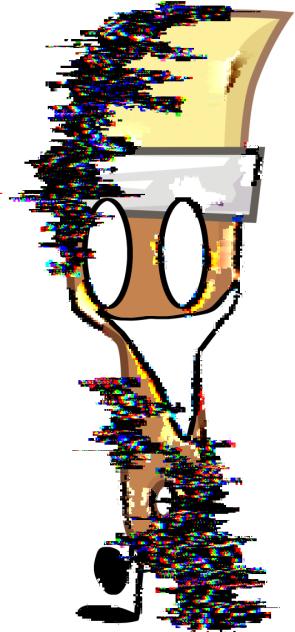 Pibby glitch effect test - ibisPaint