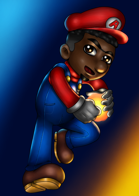 estilo mario - ibisPaint