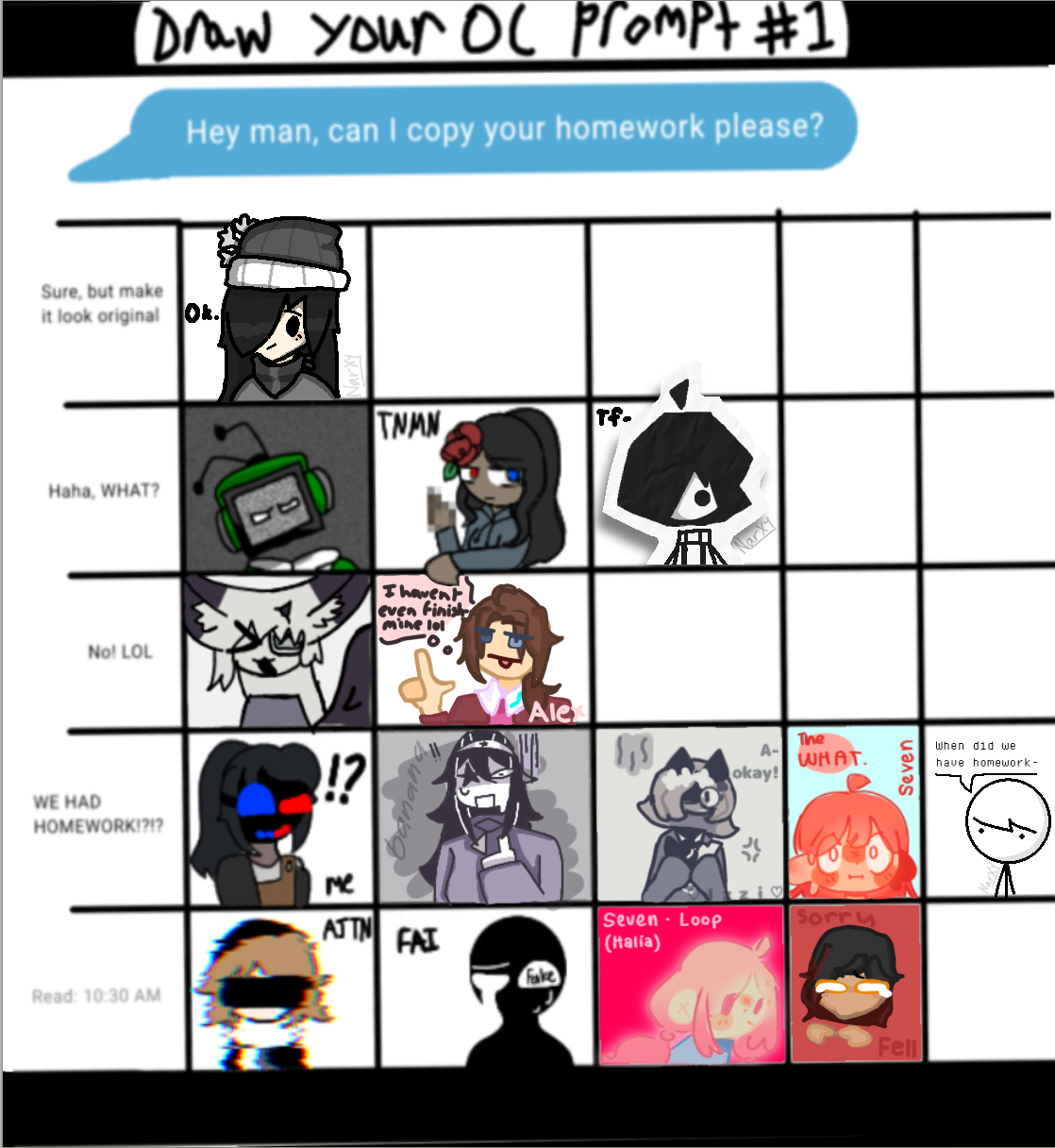 Homework Collab lol - ibisPaint