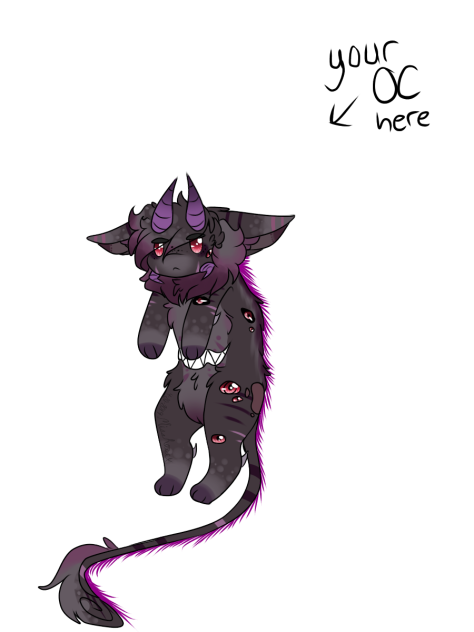 cat Monster Midnight Collab - ibisPaint