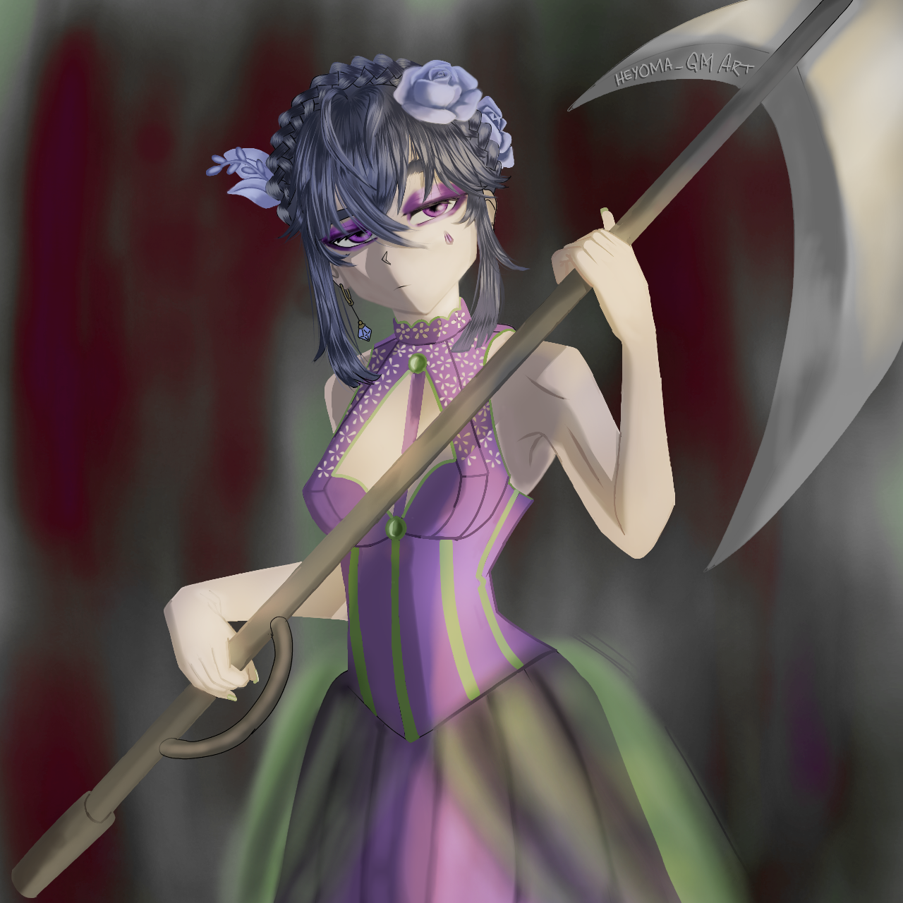 reina de la muerte - ibisPaint