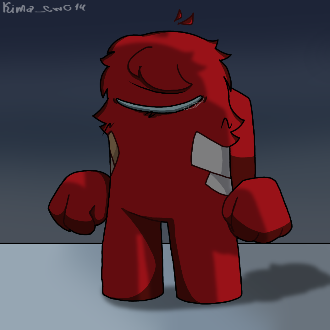 Красный among us rodamrix - ibisPaint