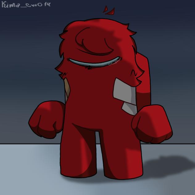 Красный among us rodamrix - ibisPaint