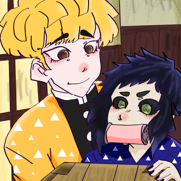Kaigaku and Zenitsu - ibisPaint
