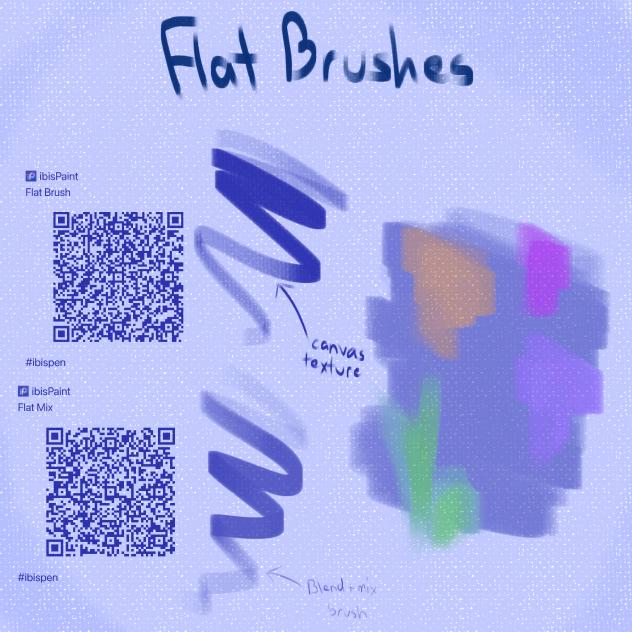 Flat Brushes - ibisPaint