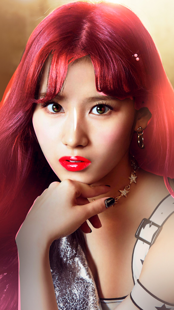 Sana(Twice) smudge edit - ibisPaint