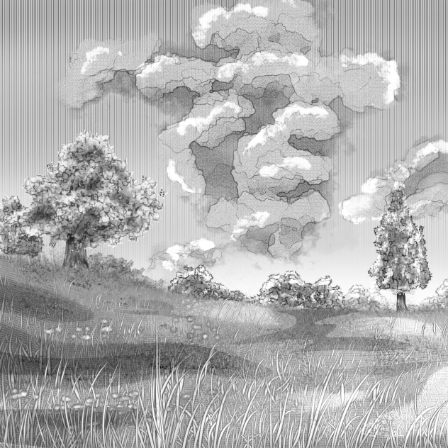 Field scenery - ibisPaint