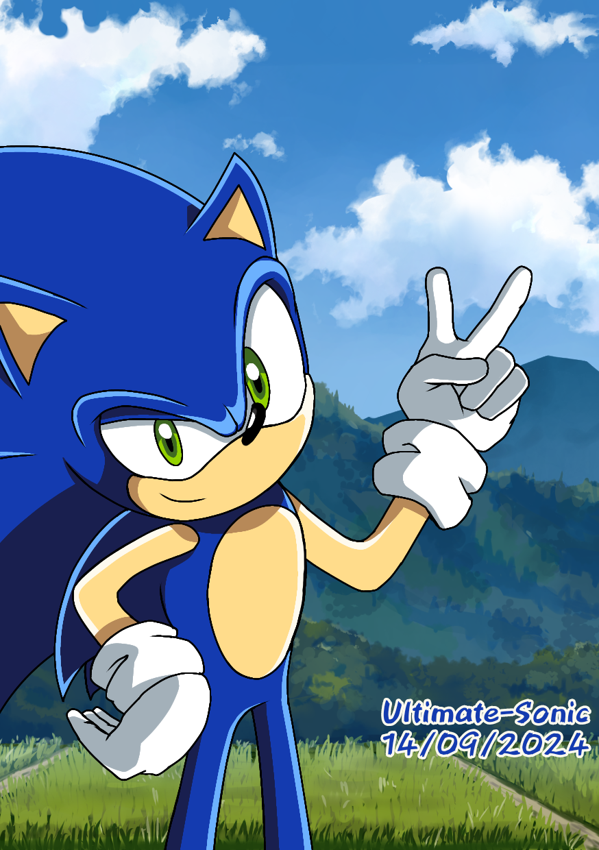 Sonic X redraw - ibisPaint
