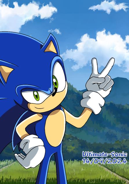 Sonic X redraw - ibisPaint