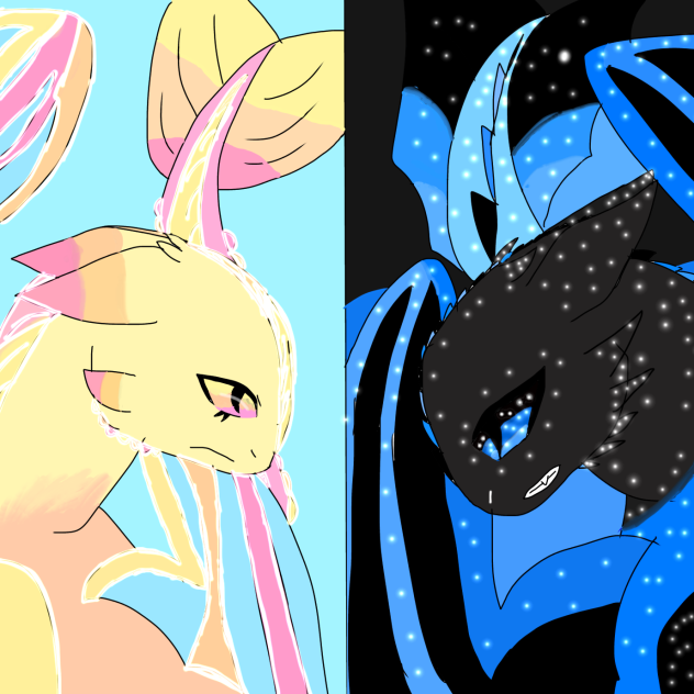Day and night - ibisPaint