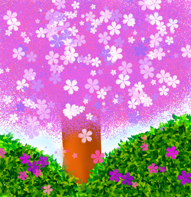 Cherry trees🎄 - ibisPaint