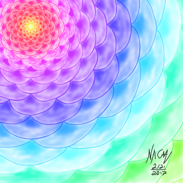 Chromatic Petals - ibisPaint