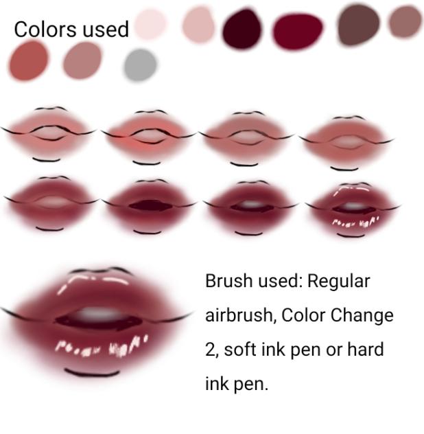 lip drawing - ibisPaint