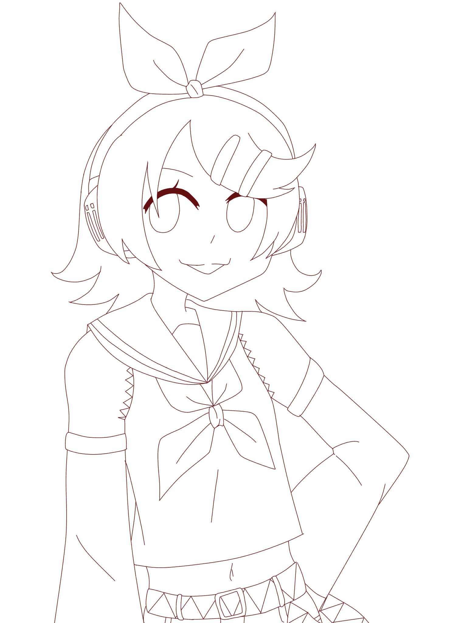 [線画]kagamine Rin - ibisPaint