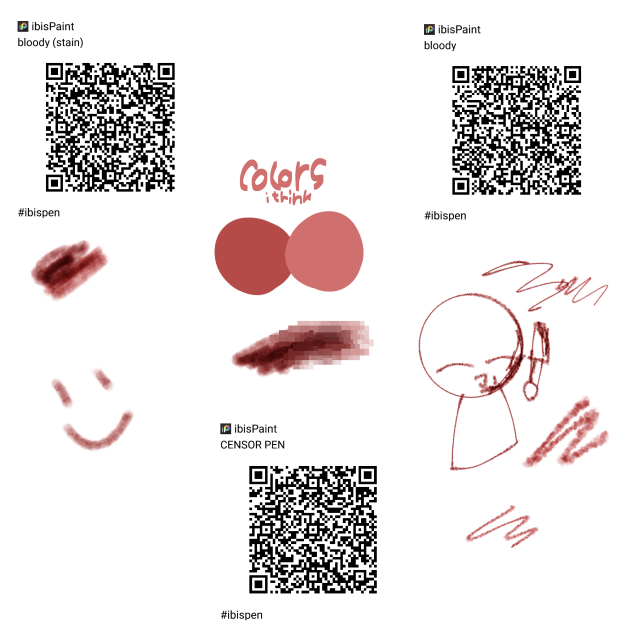 blood penz! + censor pen - ibisPaint