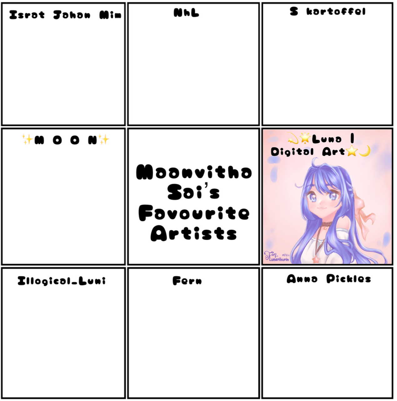 Maanvitha Sai’s Fav Artists Collab - ibisPaint