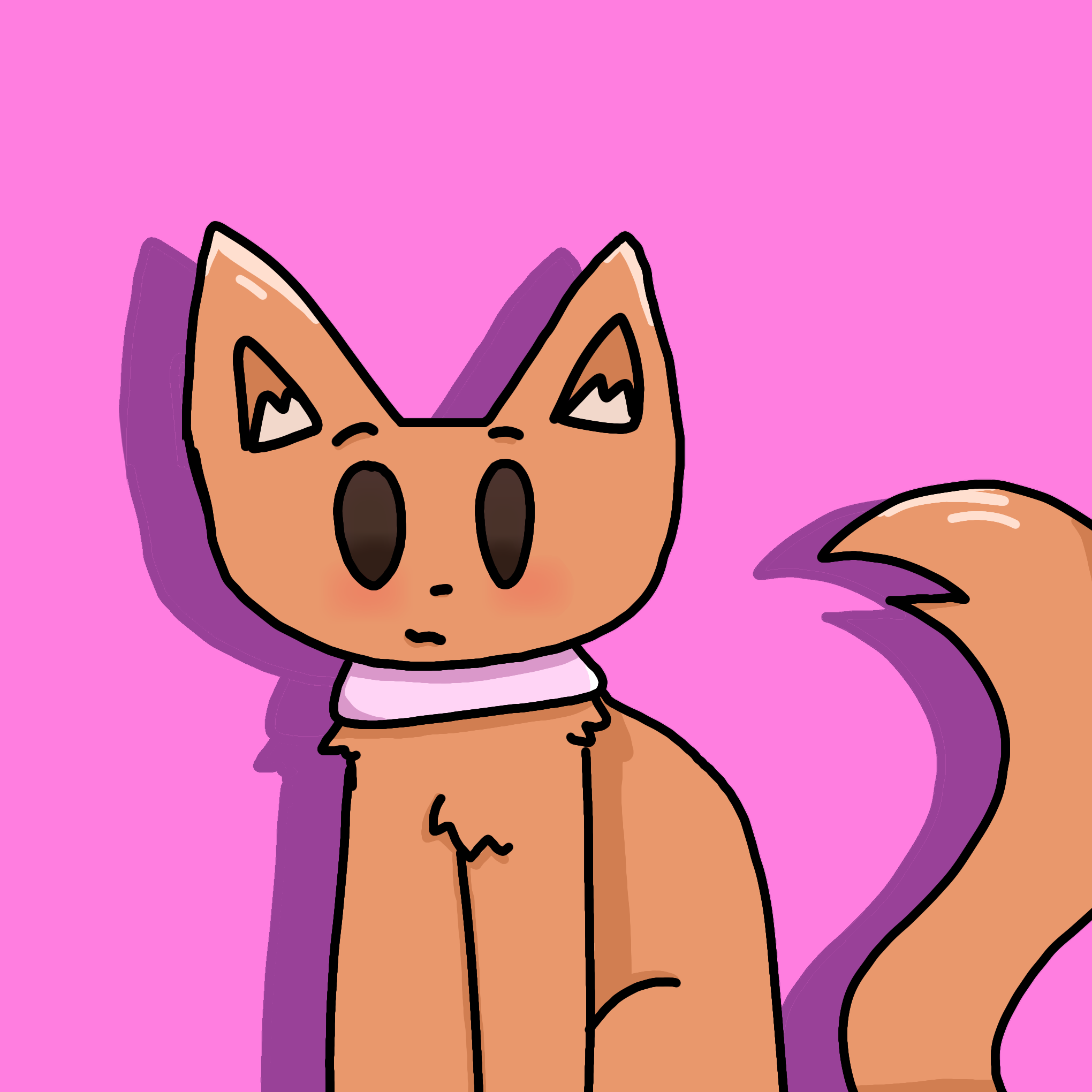 Poorly drawn cat - ibisPaint
