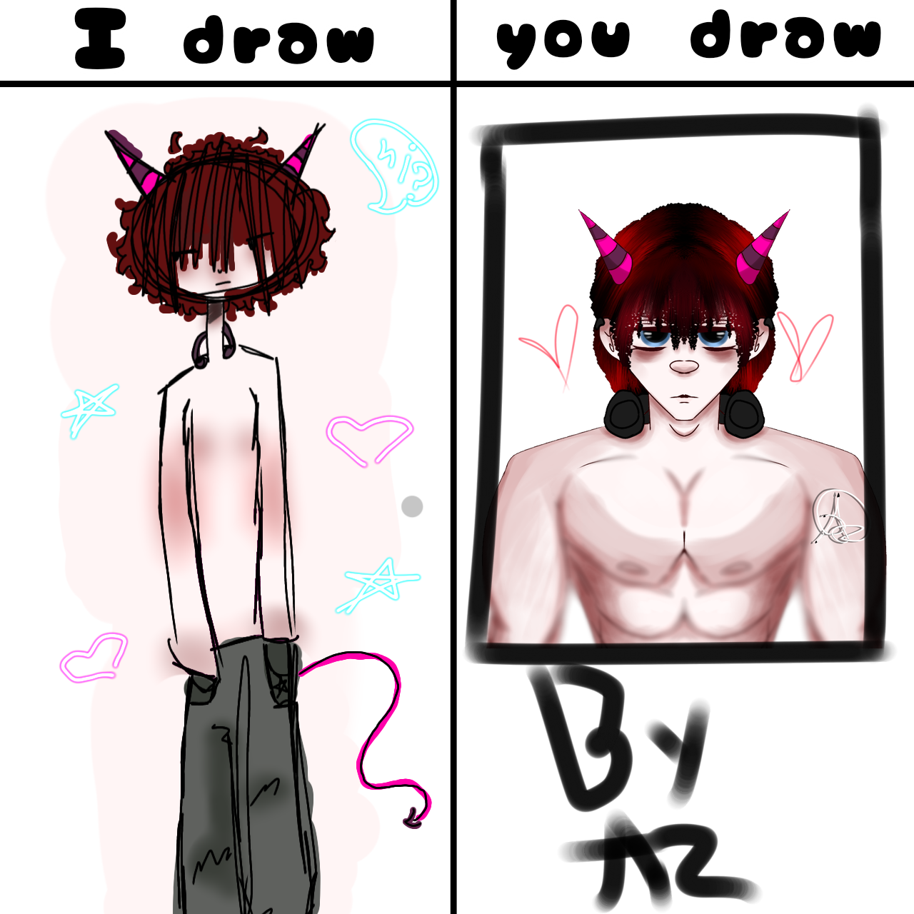 i draw you draw collab - ibisPaint