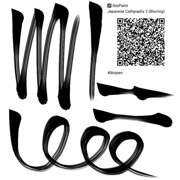 Japanese Calligraphy 2 (Blurring) - ibisPaint