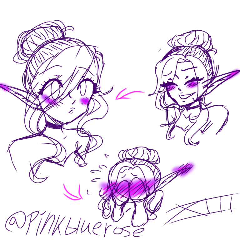 violet gets flushed - ibisPaint