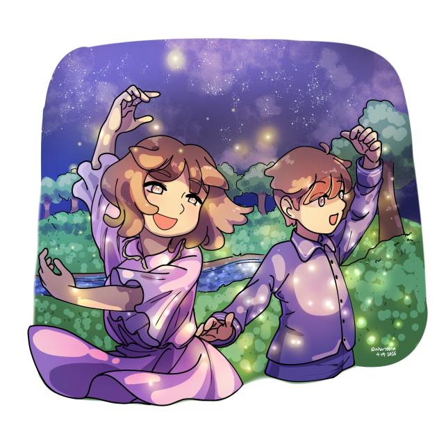 Fireflies Dance(April Day 19) - ibisPaint