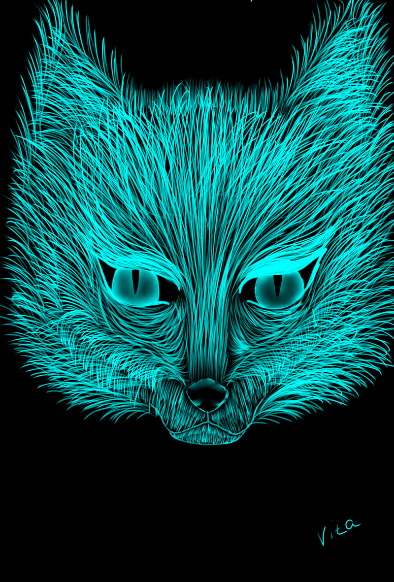neon fox - ibisPaint