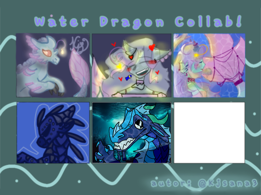 Water Dragon Collaboration! - ibisPaint