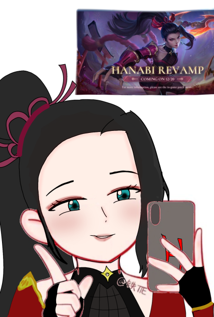 Hanabi mlbb revamp - ibisPaint