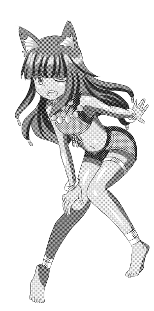 raposa com reticula - ibisPaint