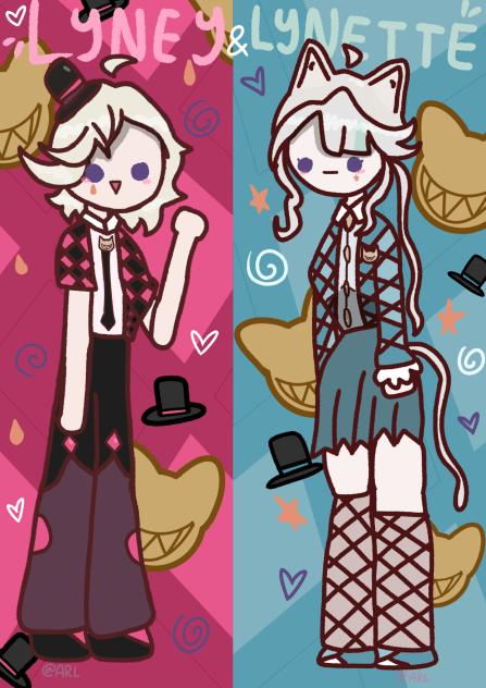 Lyney & Lynette 🩷🩵 - ibisPaint