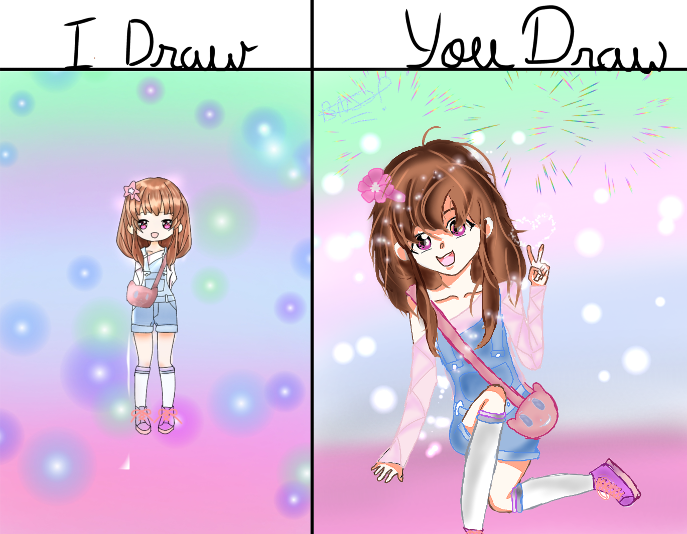 I draw & you draw.♡ - ibisPaint