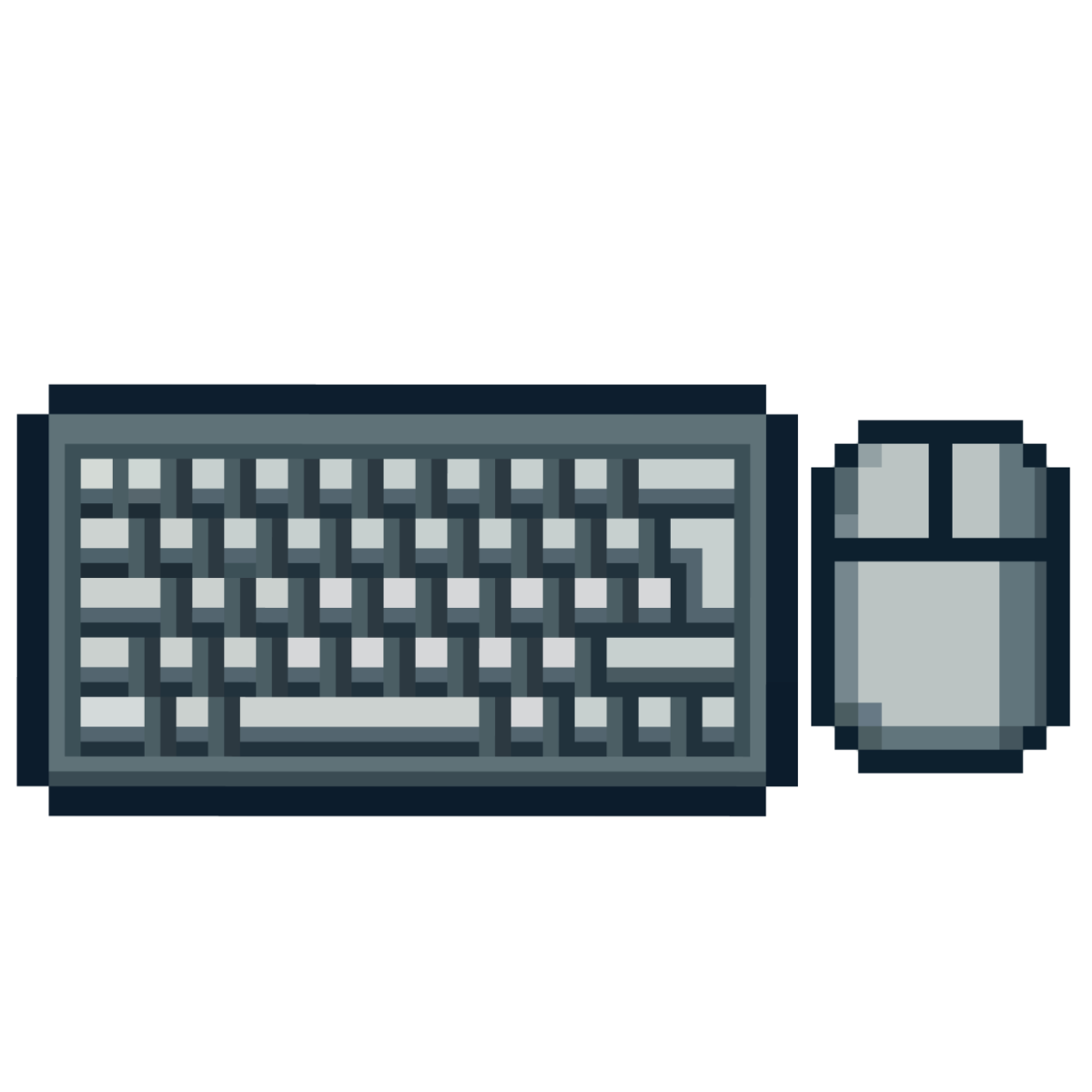 Keyboard and mouse pixel - ibisPaint